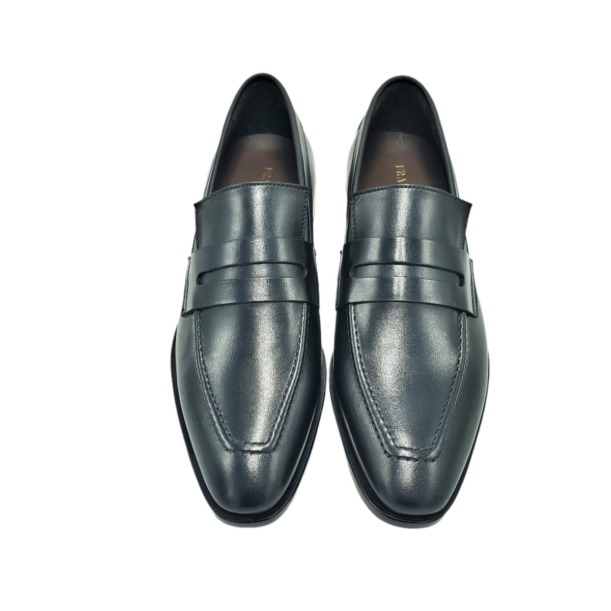 Franco Riva Shoes Loafer Blake Stich (Black) vero cuoio – Fabia Fine Shoes
